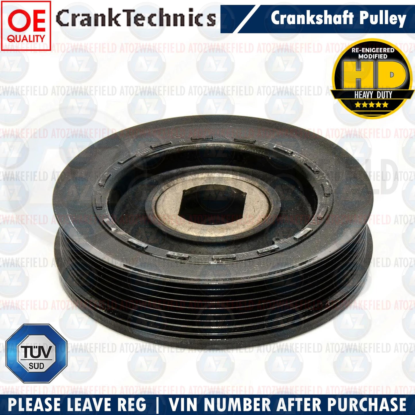 FOR RENAULT KADJAR 1.6 dCi CRANK SHAFT PULLEY DAMPER 123032762R BRAND ...