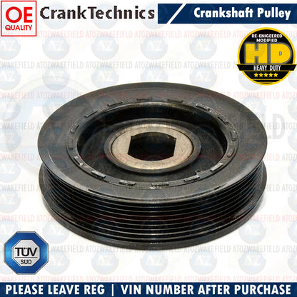 FOR RENAULT KADJAR 1.6 dCi CRANK SHAFT PULLEY DAMPER 123032762R BRAND ...