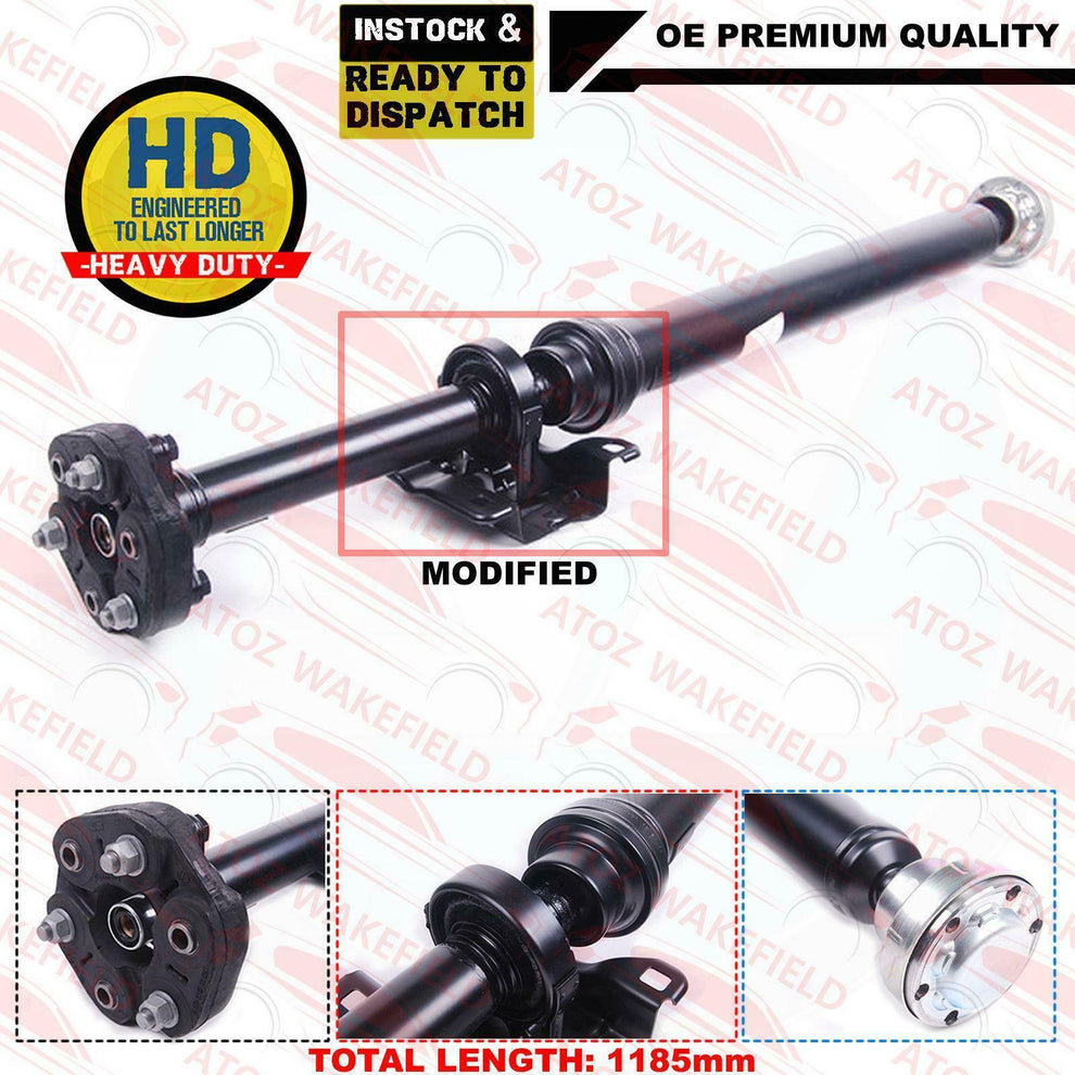 FOR PORSCHE CAYENNE VW TOUAREG REAR PROP SHAFT PROPSHAFT 1185mm MODIFI ...
