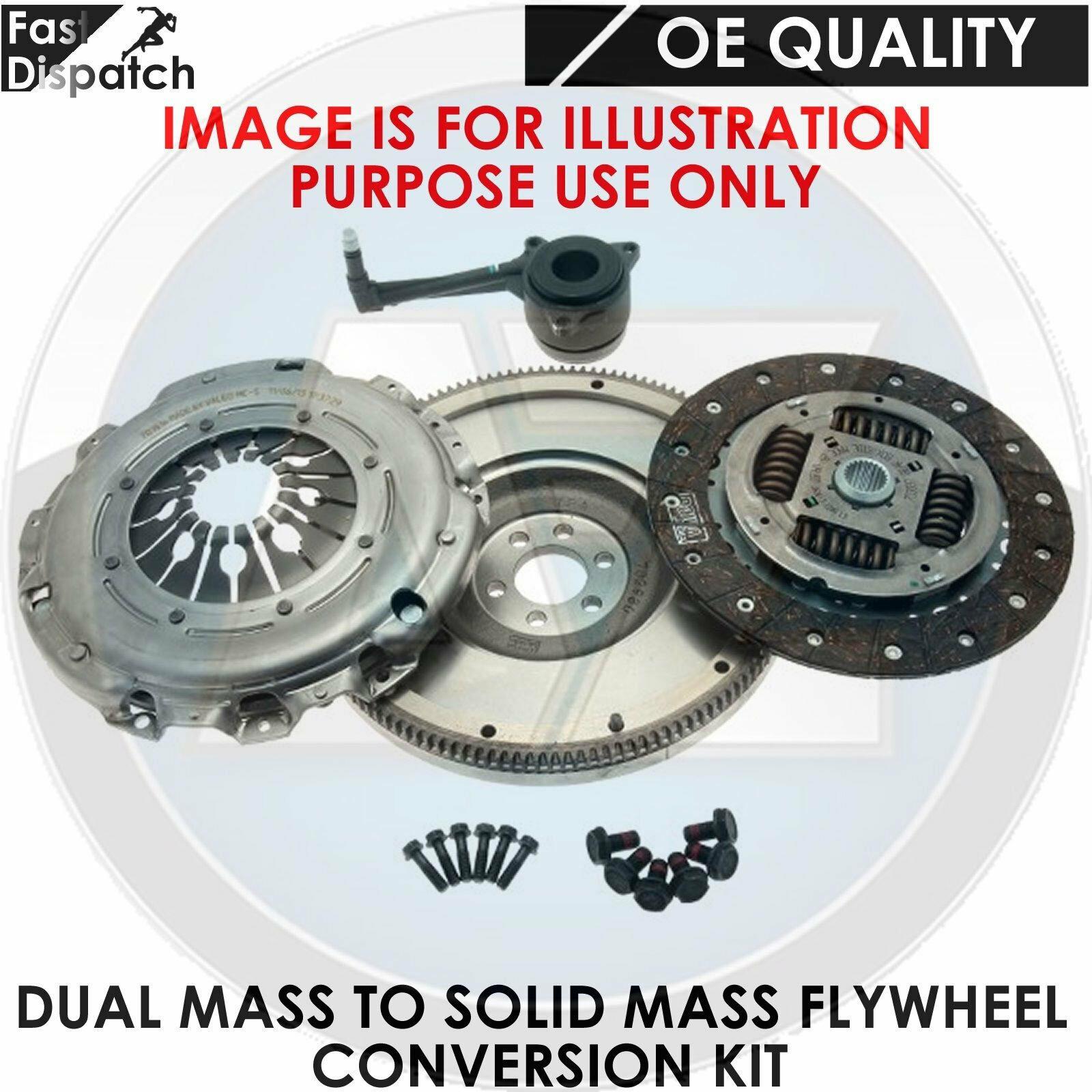 FOR VW SHARAN 1.9 TDI SOLID MASS FLYWHEEL CLUTCH CONVERSION KIT ASZ 13 ...